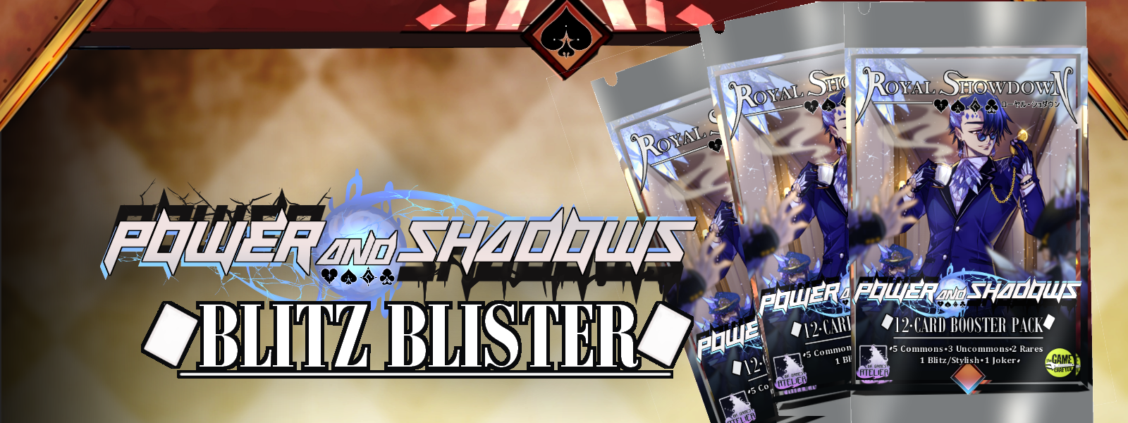 Royal Showdown TCG - Power and Shadows Blitz Booster Box