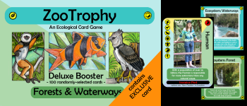ZooTrophy - Forest/Waterways DELUXE booster + EXCLUSIVE card