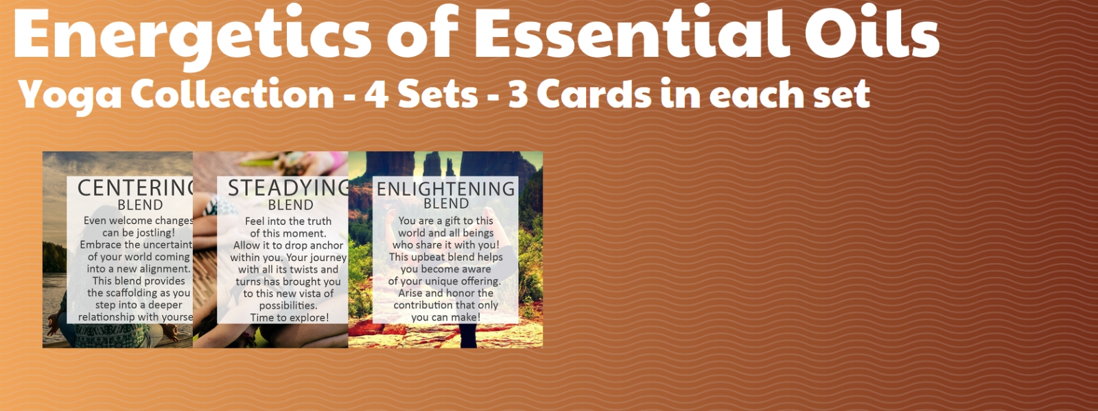 Yoga Collection - 4 sets of 3 cards