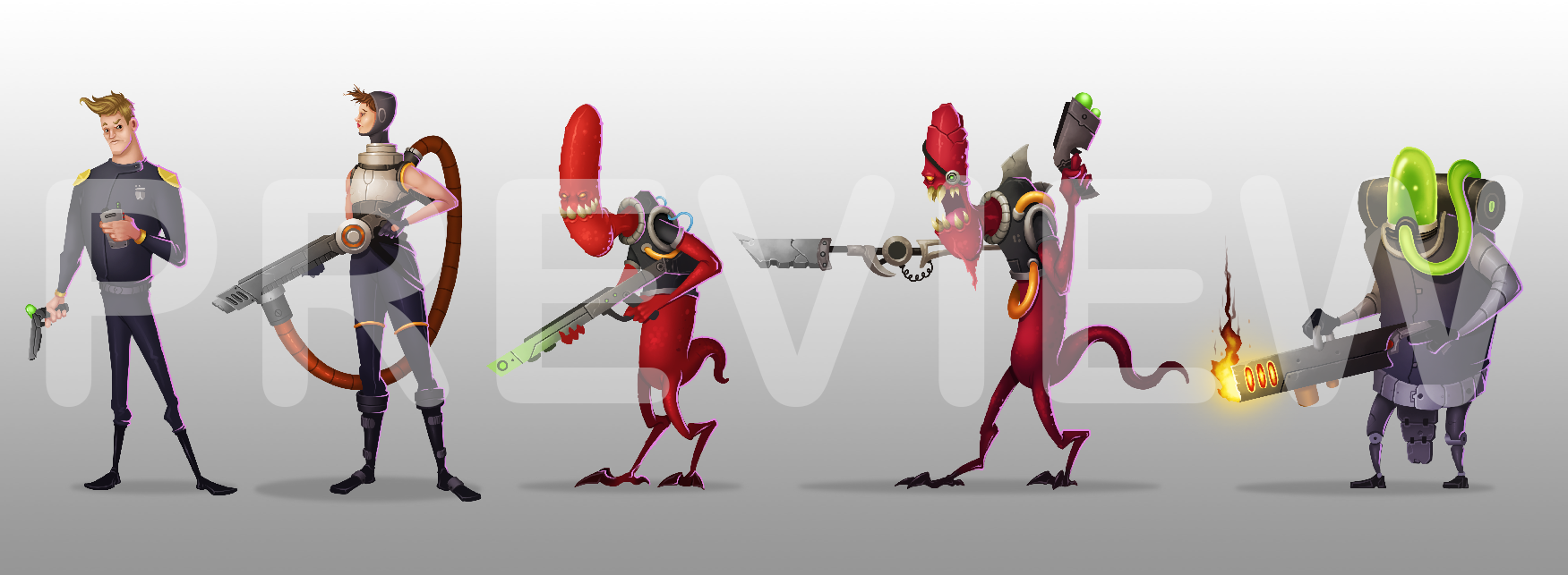 Science Fiction Character Pack