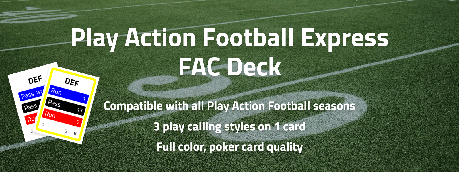 Play Action Football Express FAC Deck
