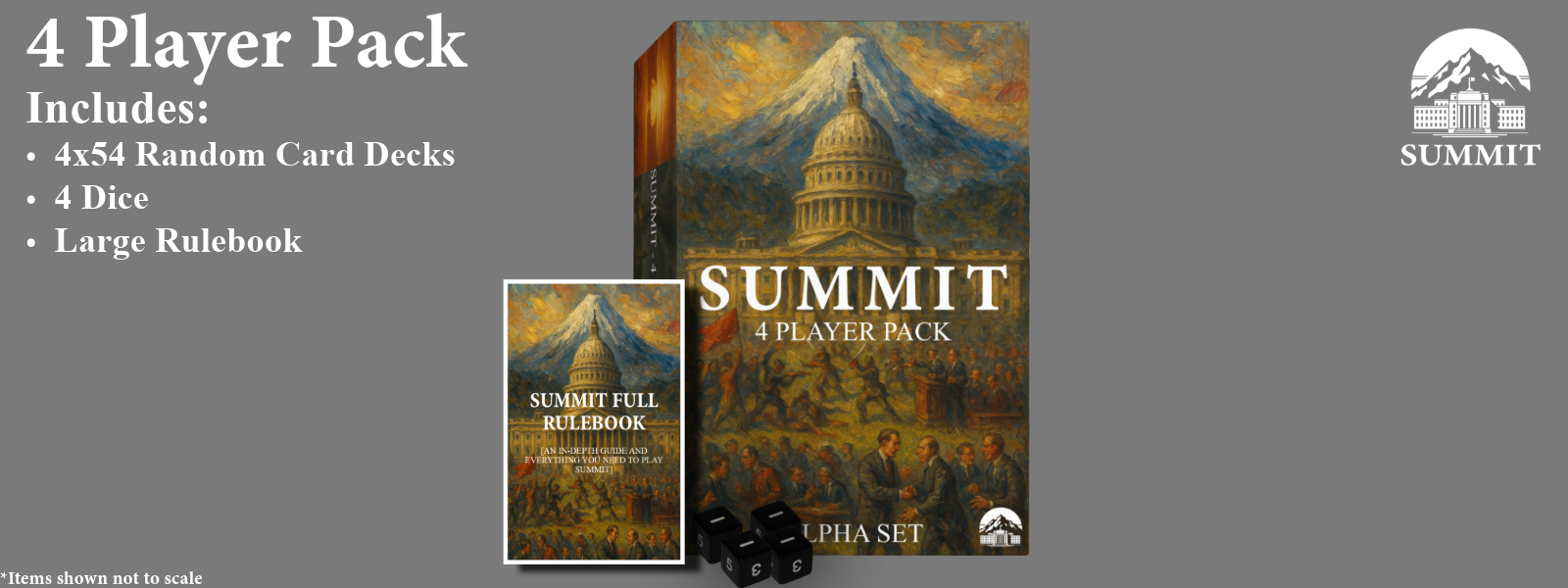 Summit Card Game: 4 Player Pack