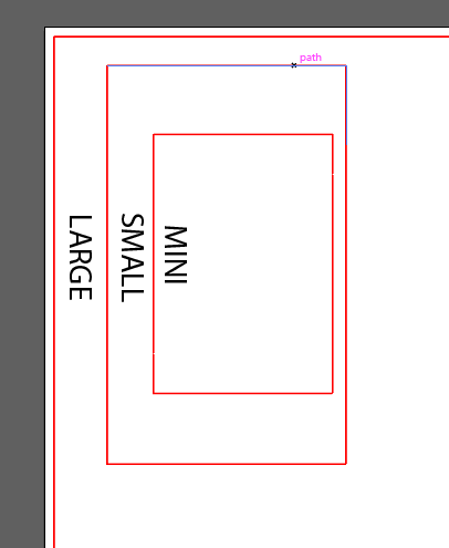 SVG Edge cuts for all sized custom Punchouts and Cardstock