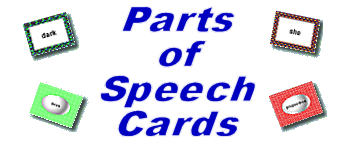 Parts-of-Speech Cards