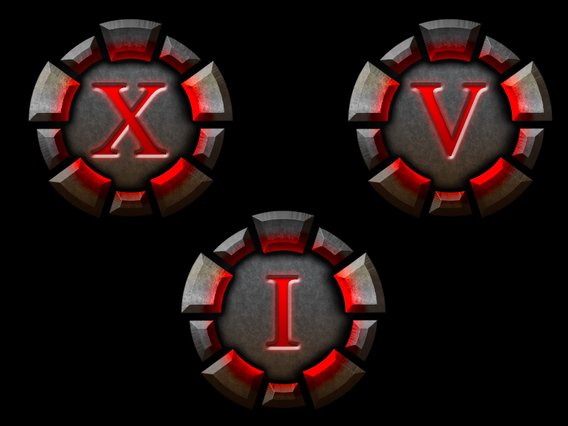 Tokens - Large Circle Chit - Brushed Metal Effect