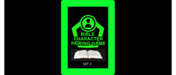 Bible Character Pairing Game (Set 2)