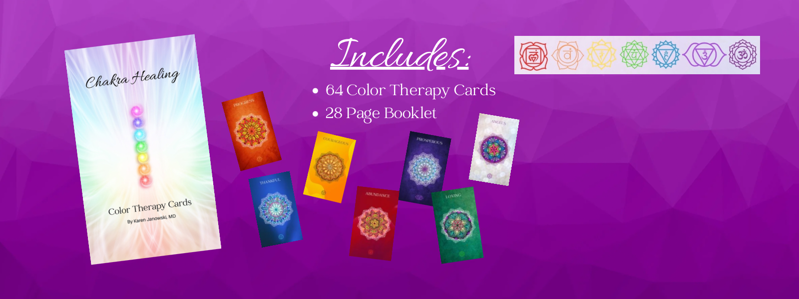 Chakra Healing Color Therapy Deck with No Box
