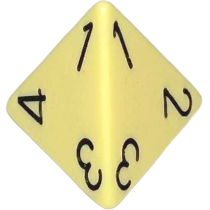 D4, Pastel Yellow, Number Top