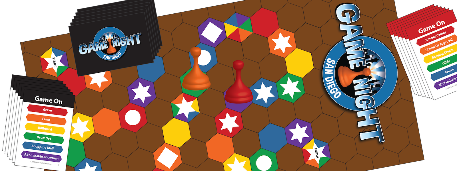 Game On! - Cards Only (Orange, Purple)