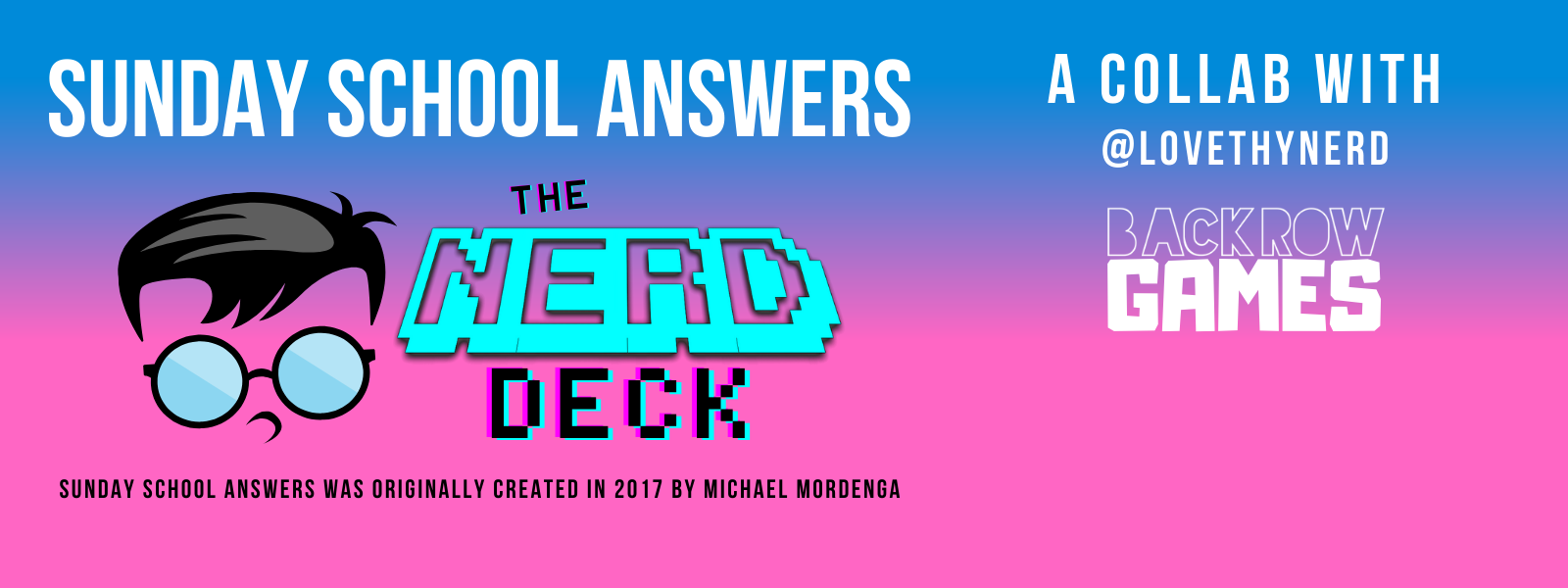 Sunday School Answers - The Nerd Deck