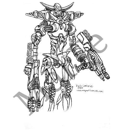 Mantroid Hunter Robot