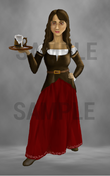 Fantasy Inn Waitress