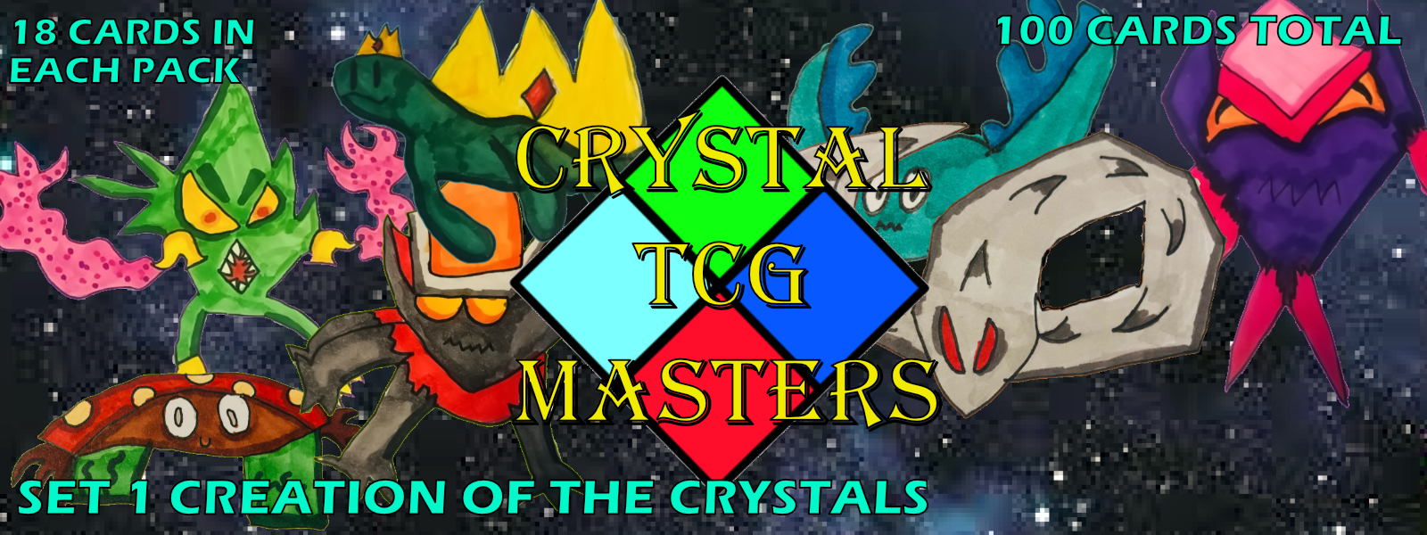 Crystal masters: set 1 creation of the crystals booster pack