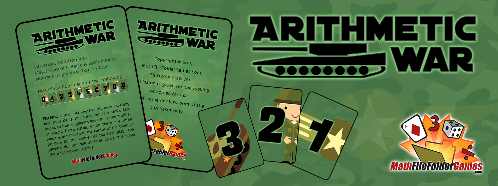 Arithmetic War: Addition Game