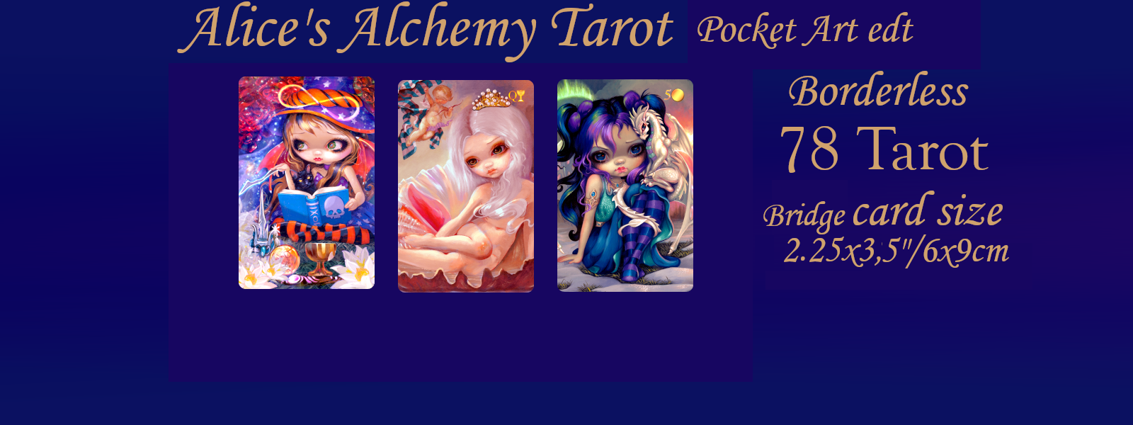 Alice Alchemy Tarot pocket size
