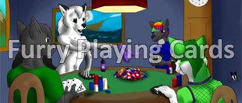 Furry Playing Cards JUMBO