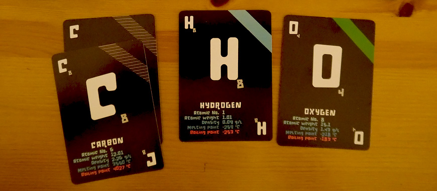 Molecularama, a chemistry themed card game. | BGG | BoardGameGeek