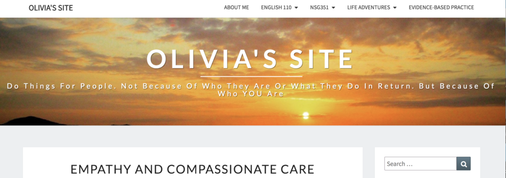 Sample ePortfolios – UNE Portfolio