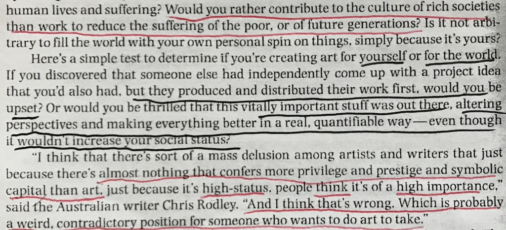 “Effective Altruism”, and More Thoughts on Rhys Southan’s “Is Art A ...