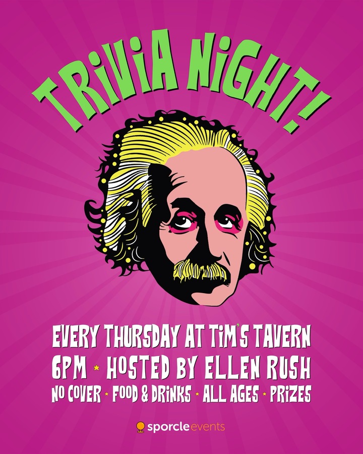 Trivia Night w/ Sporcle | Oct 17th | Tim's Tavern | Handstamp