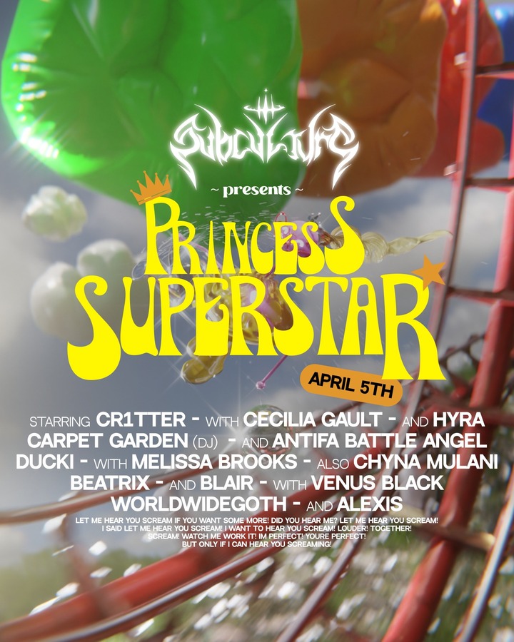 Princess Superstar LIVE | Apr 5th | Catch One | Handstamp