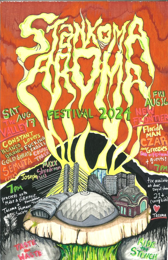 Stankoma Aroma | Aug 16th | The New Frontier Lounge | Handstamp