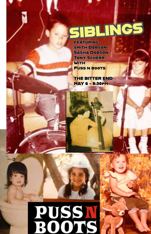 Siblings W/Smith & Sasha Dobson,Tony Scherr plus PussNBoots(Catherine ...