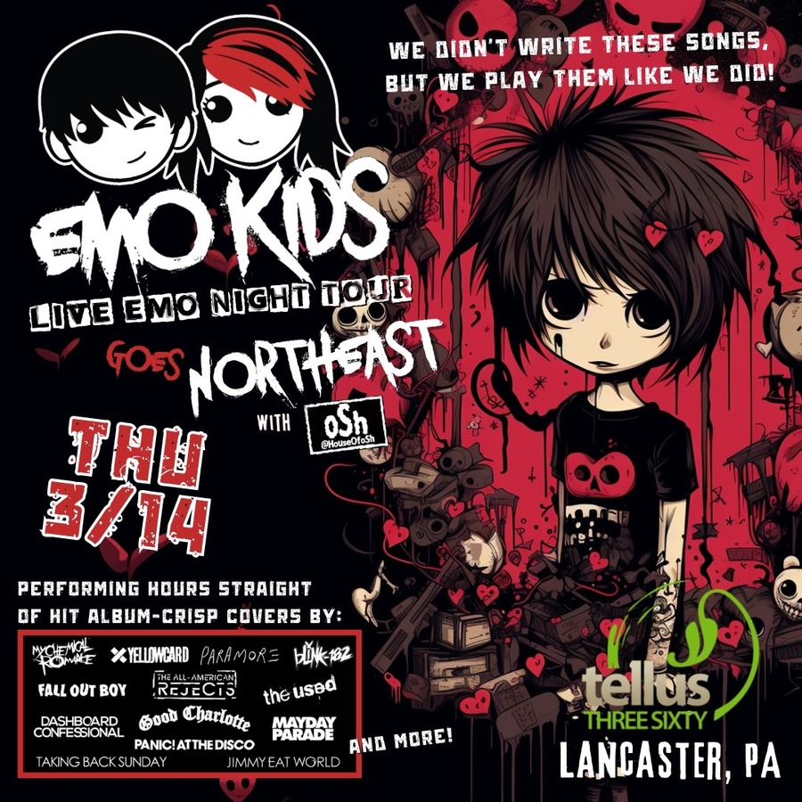 Emo Kids | Mar 14th | Tellus360 | Handstamp