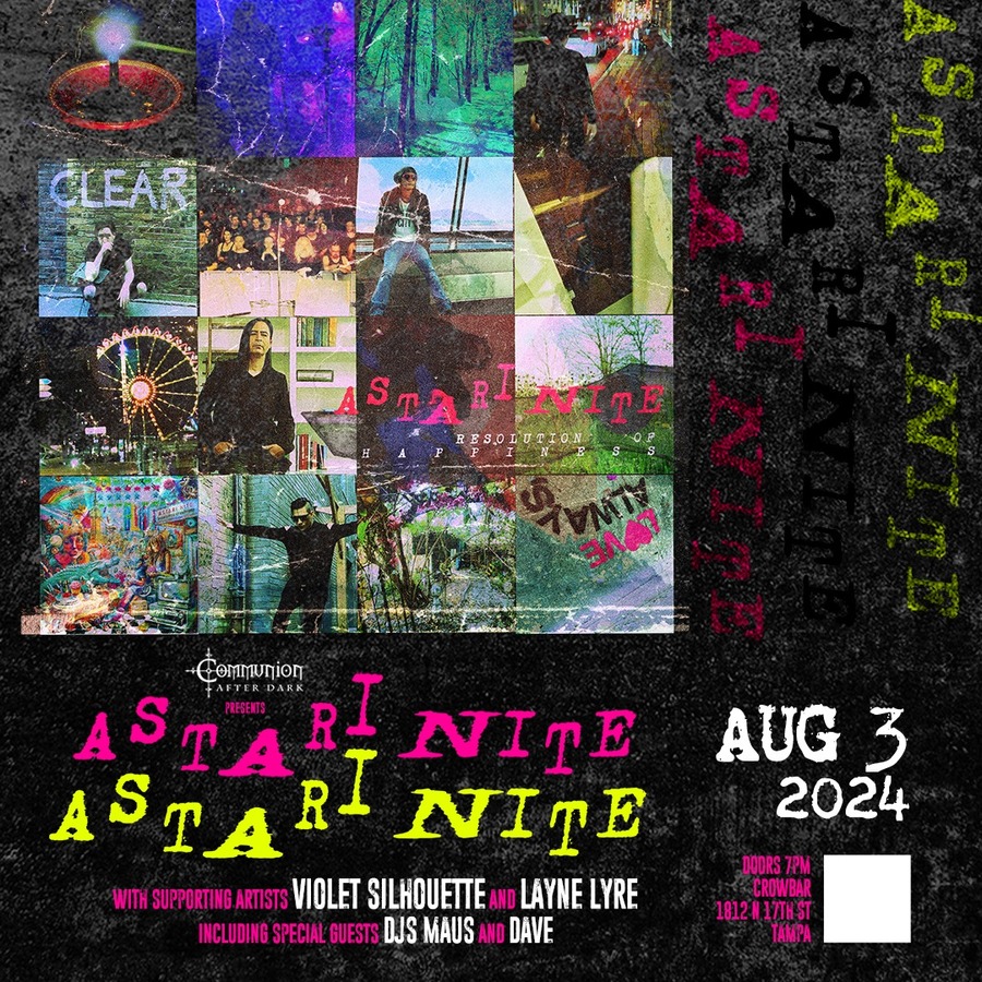 ASTARI NITE | Aug 3rd | Crowbar | Handstamp
