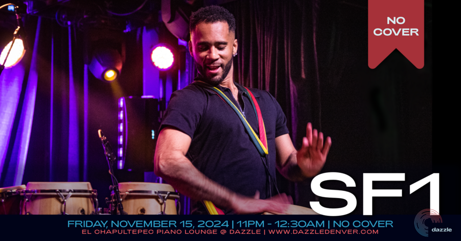 SF1 (Duo Drum Set) | Nov 29th | Dazzle @ The Arts Complex | Handstamp