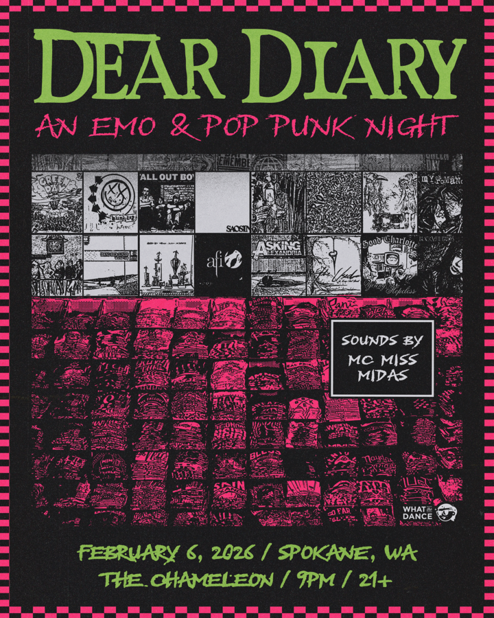 DEAR DIARY | AN EMO AND POP PUNK DANCE PARTY | Feb 6th | The Chameleon ...