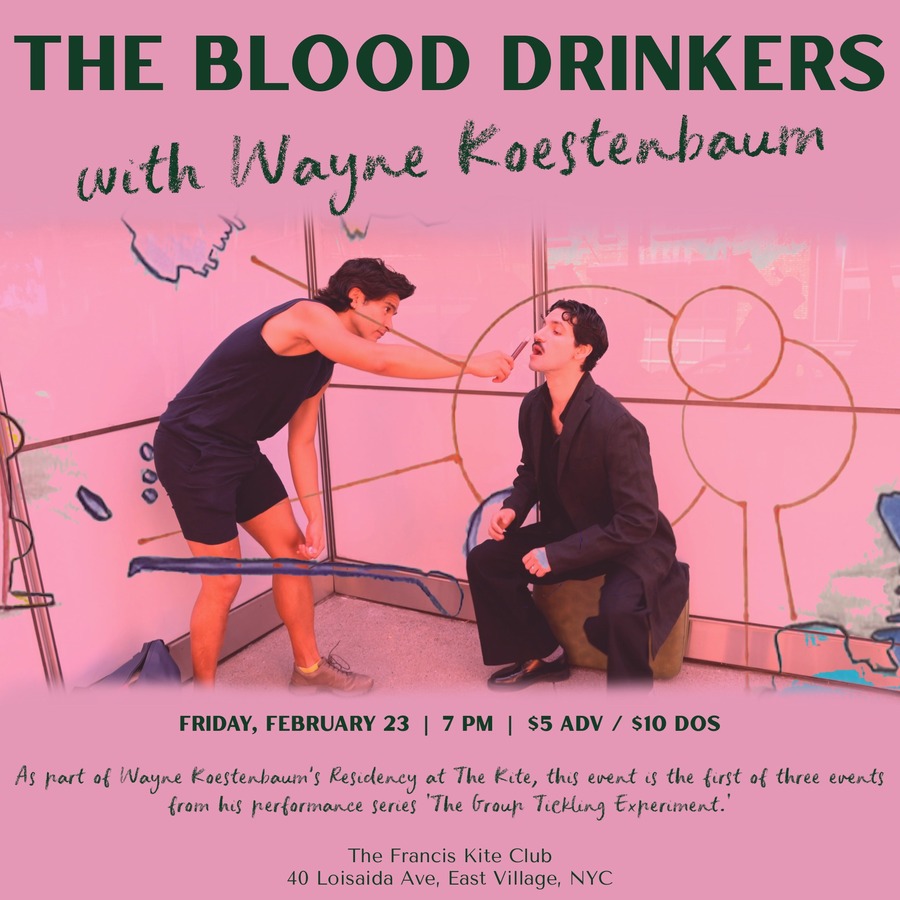 The Blood Drinkers | Feb 23rd | Francis Kite Club | Handstamp