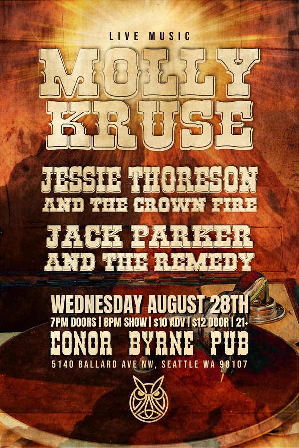 Molly Kruse + Jessie Thoreson & The Crown Fire + Inland Seaway (Duo ...