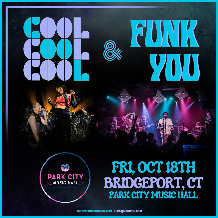 Cool Cool Cool & Funk You | Oct 18th | Park City Music Hall | Handstamp