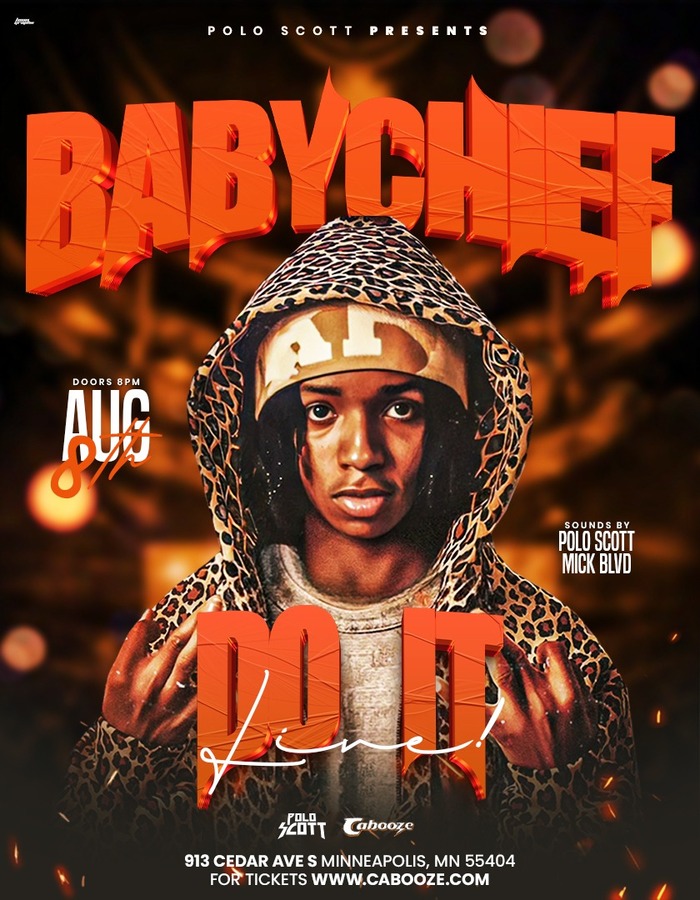 BabyChiefDoIt | Aug 8th | The Cabooze | Handstamp
