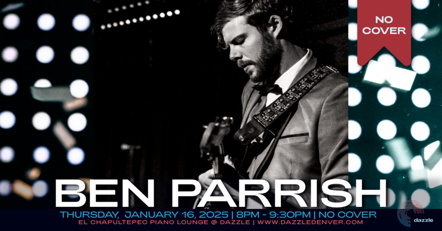 Ben Parrish | Jan 16th | Dazzle @ The Arts Complex | Handstamp