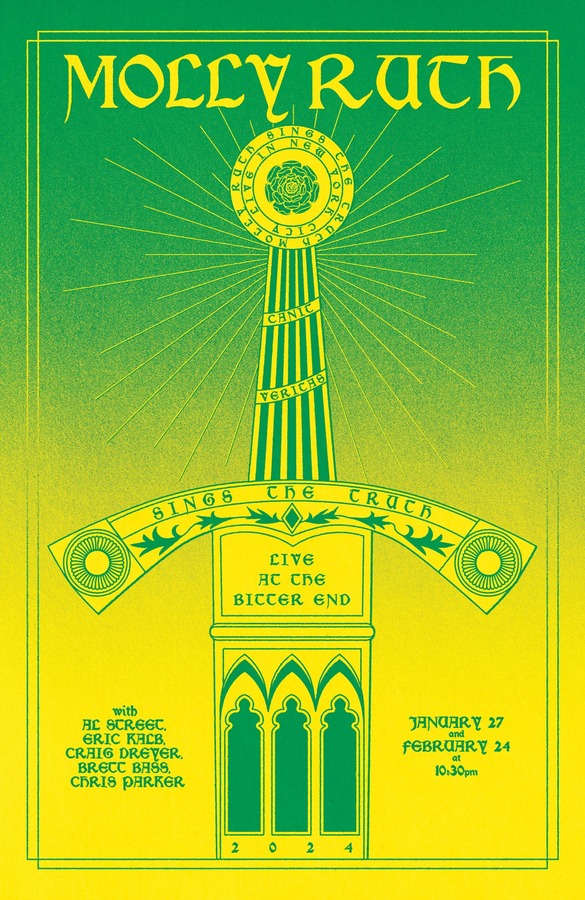 Molly Ruth | Feb 24th | The Bitter End | Handstamp