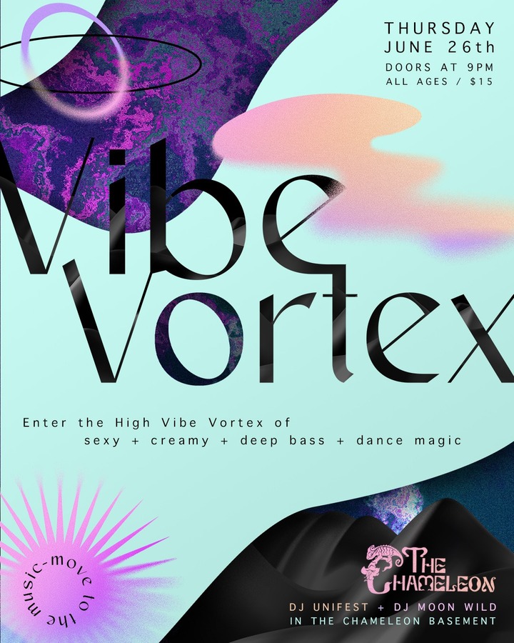 Vibe Vortex | Jun 26th | The Chameleon | Handstamp