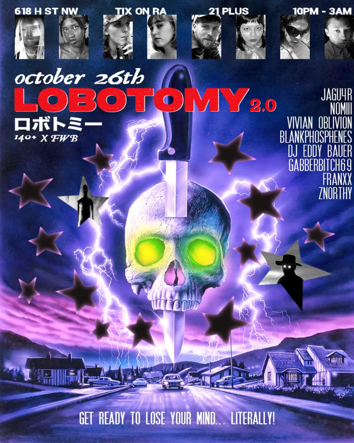 LOBOTOMY 2.0 | Oct 26th | sixeighteen | Handstamp