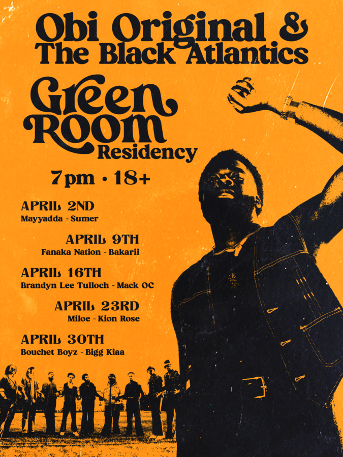 Obi Original & The Black Atlantics Residency | Apr 23rd | Green Room ...