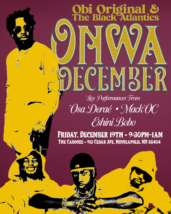 ONWA DECEMBER | Dec 19th | The Cabooze | Handstamp