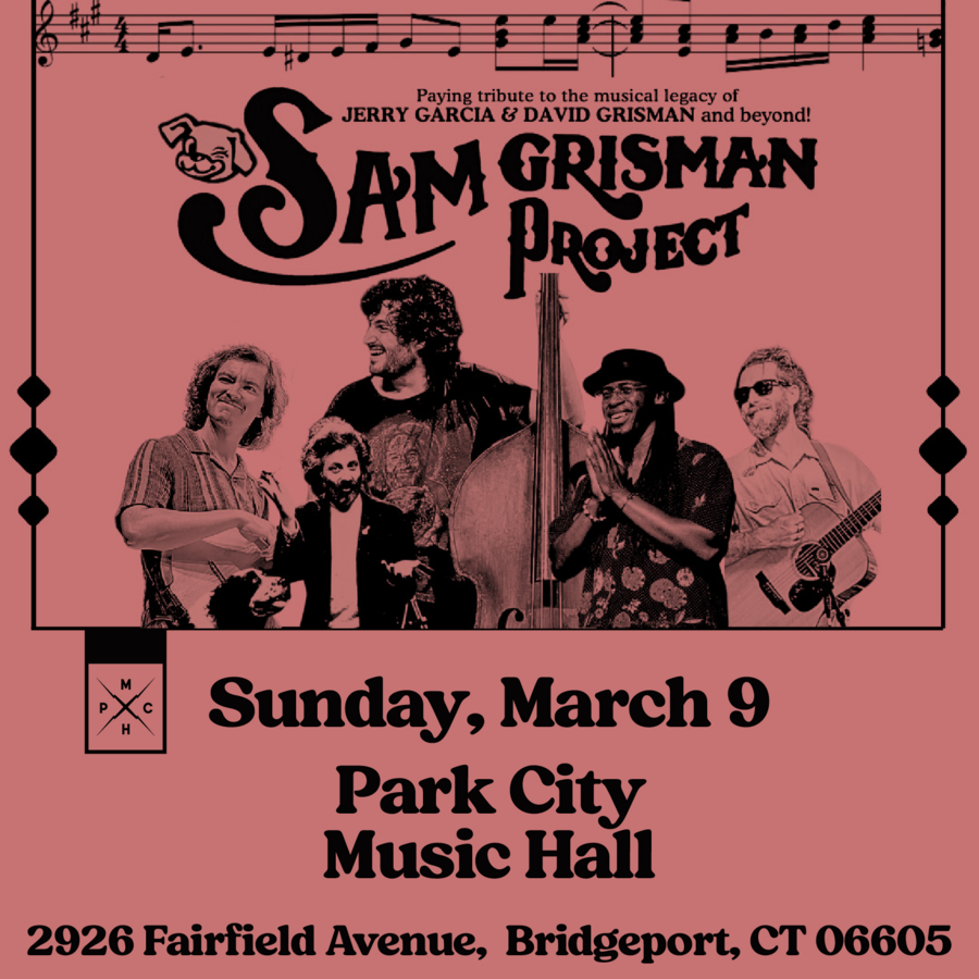 Sam Grisman Project | Mar 9th | Park City Music Hall | Handstamp
