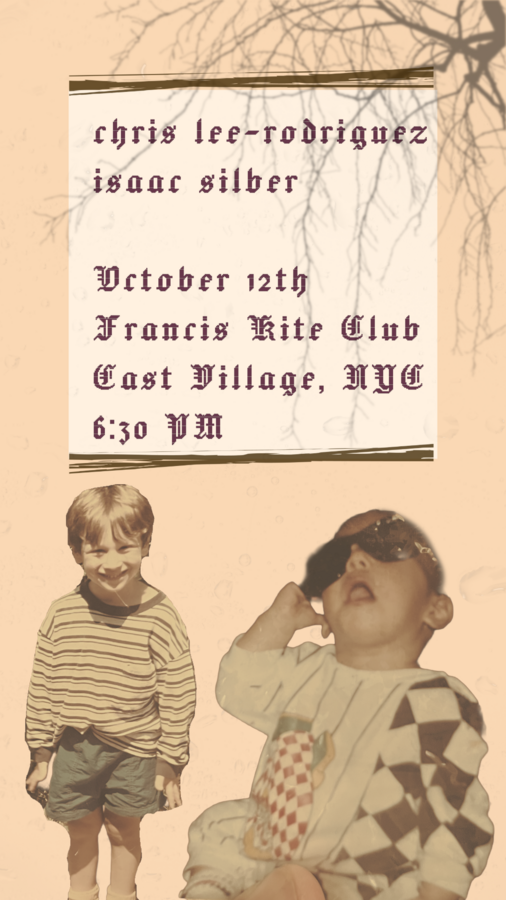 Christopher Lee-Rodriguez | Oct 12th | Francis Kite Club | Handstamp