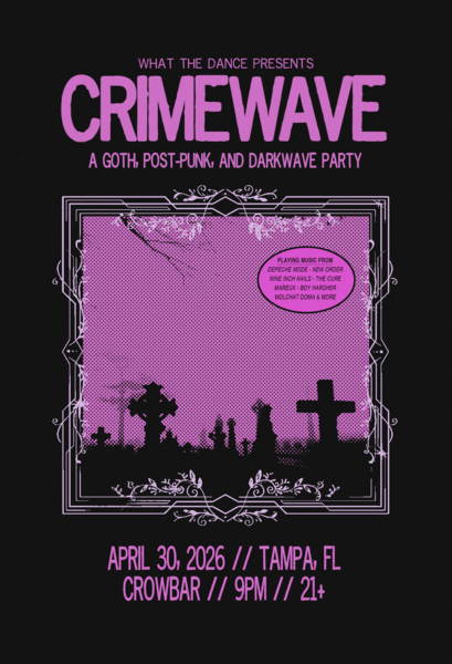 CRIMEWAVE: A GOTH, POST-PUNK & DARKWAVE PARTY • Crowbar • VenuePilot