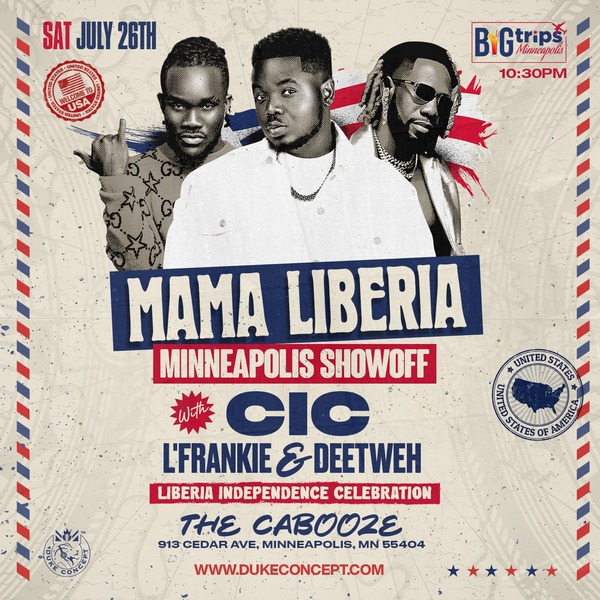 MAMA LIBERIA Ft. C.I.C and L’Frankie • The Cabooze • VenuePilot
