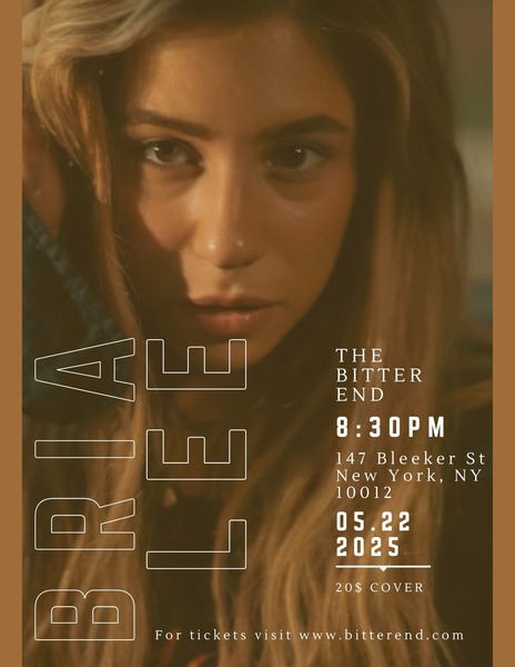 Bria Lee • The Bitter End • VenuePilot