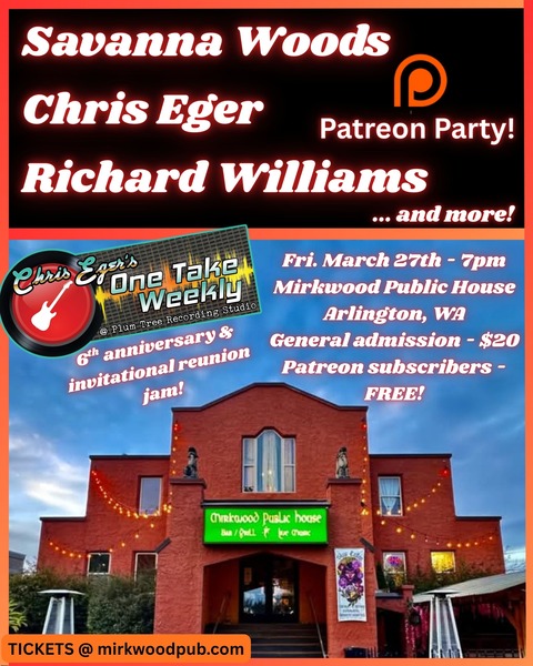 Savanna Woods // Chris Eger // Richard Williams • Mirkwood Public House ...