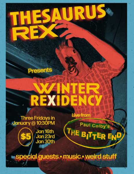 Thesaurus Rex • The Bitter End • VenuePilot