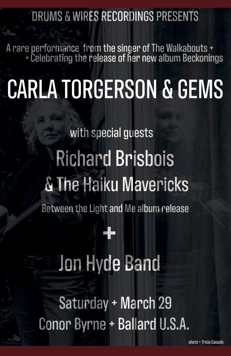 Drums & Wires Label Showcase: Carla Torgerson (of The Walkabouts ...