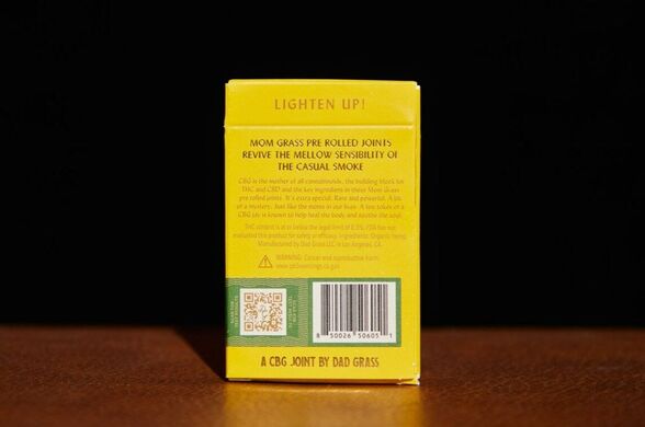 Mom Grass Hemp CBG Preroll 5 Pack
